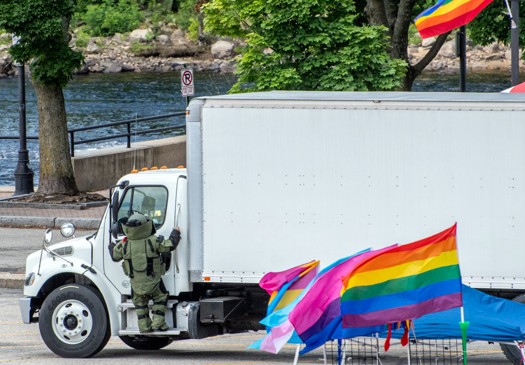 Manchester Pride festival setup delayed briefly when suspicious truck ...